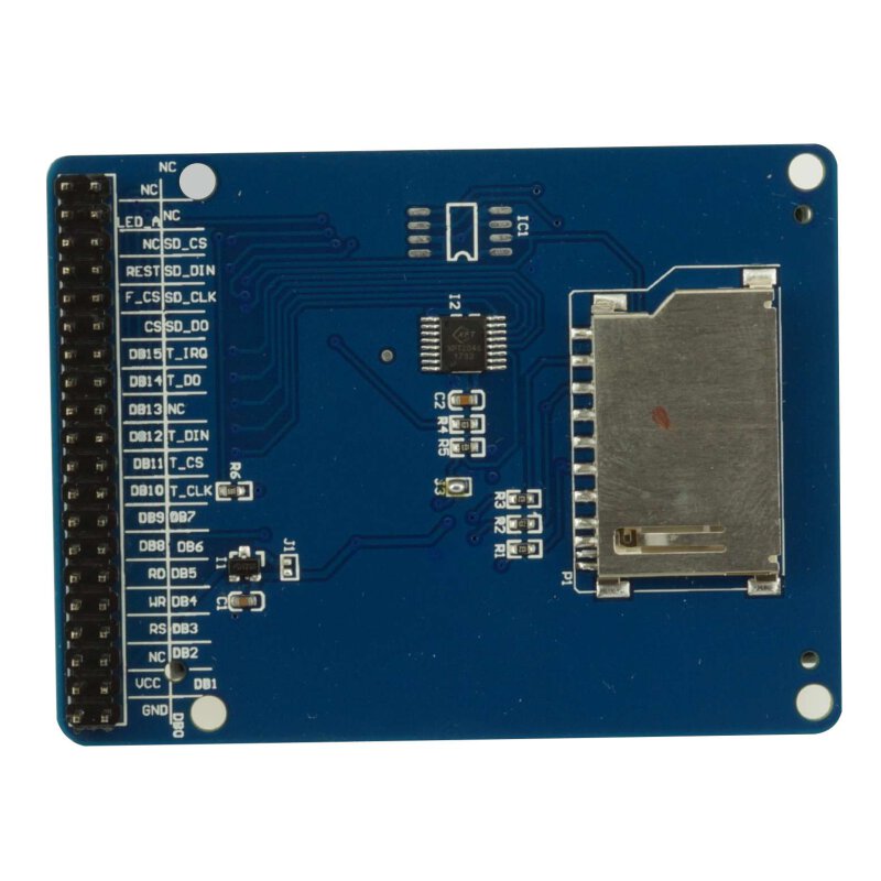 TFT LCD Display mit Touchscreen 2,4 Inch parallel Interface ILI9341, 19 ...